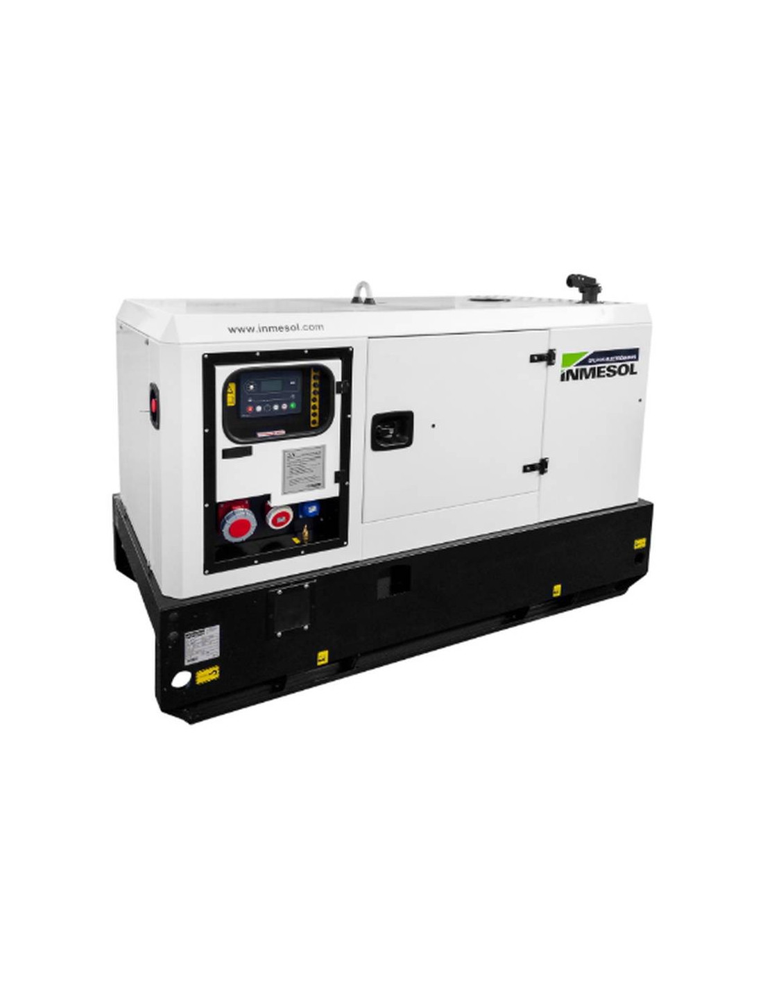 Generator set with manual switchboard.